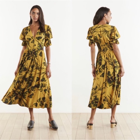Anthropologie | Dresses | Nwt The Odells Madurai Midi Dress Nanda Small ...